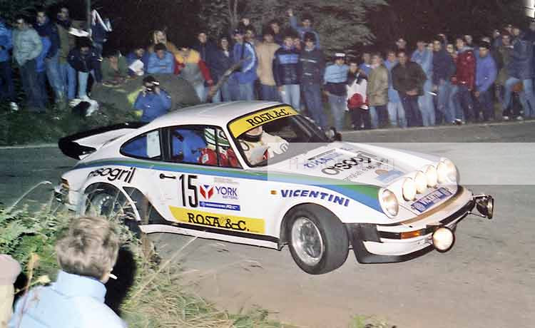 Rosa pilota rally foto inedite - 2 Valli 1983 - Rosa • Photorally.it