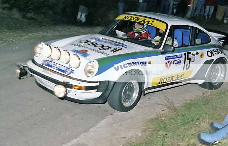 Rosa pilota rally foto inedite - 2 Valli 1983 - Rosa • Photorally.it