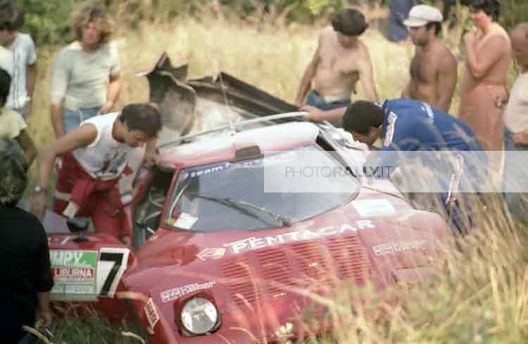 Mariotti pilota rally Coppa Liburna 1982 - Melani • Photorally.it
