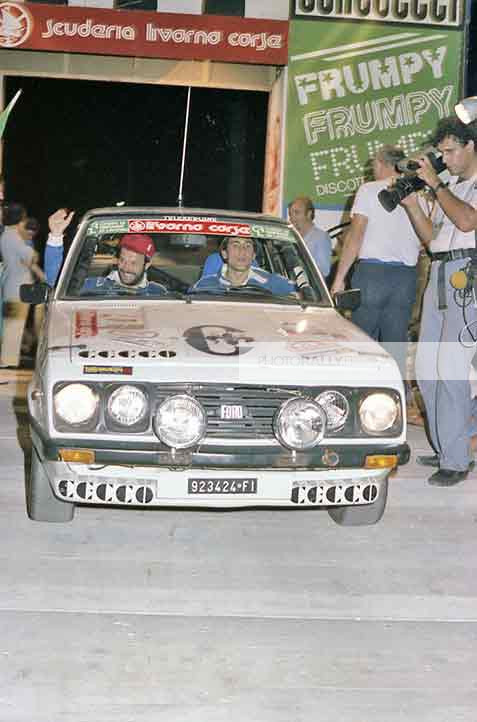 Matteini pilota rally Coppa Liburna 1982 - Matteini • Photorally.it