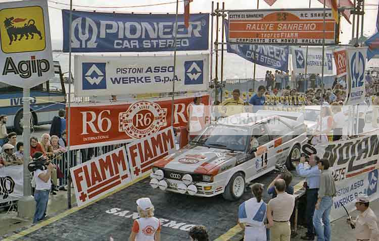 Michèle Mouton pilota Sanremo 1981 - Mouton • Photorally.it